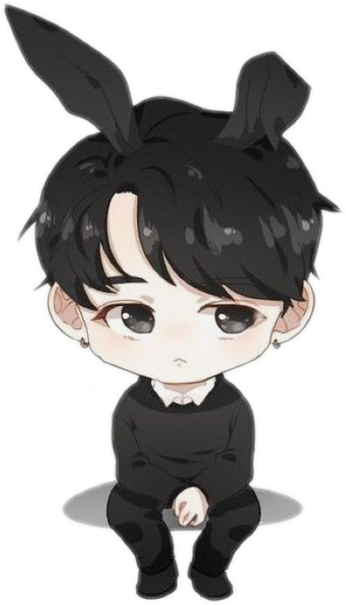Jungkook Chibi Bts Sticker By D A Jungkook Chibi Tran