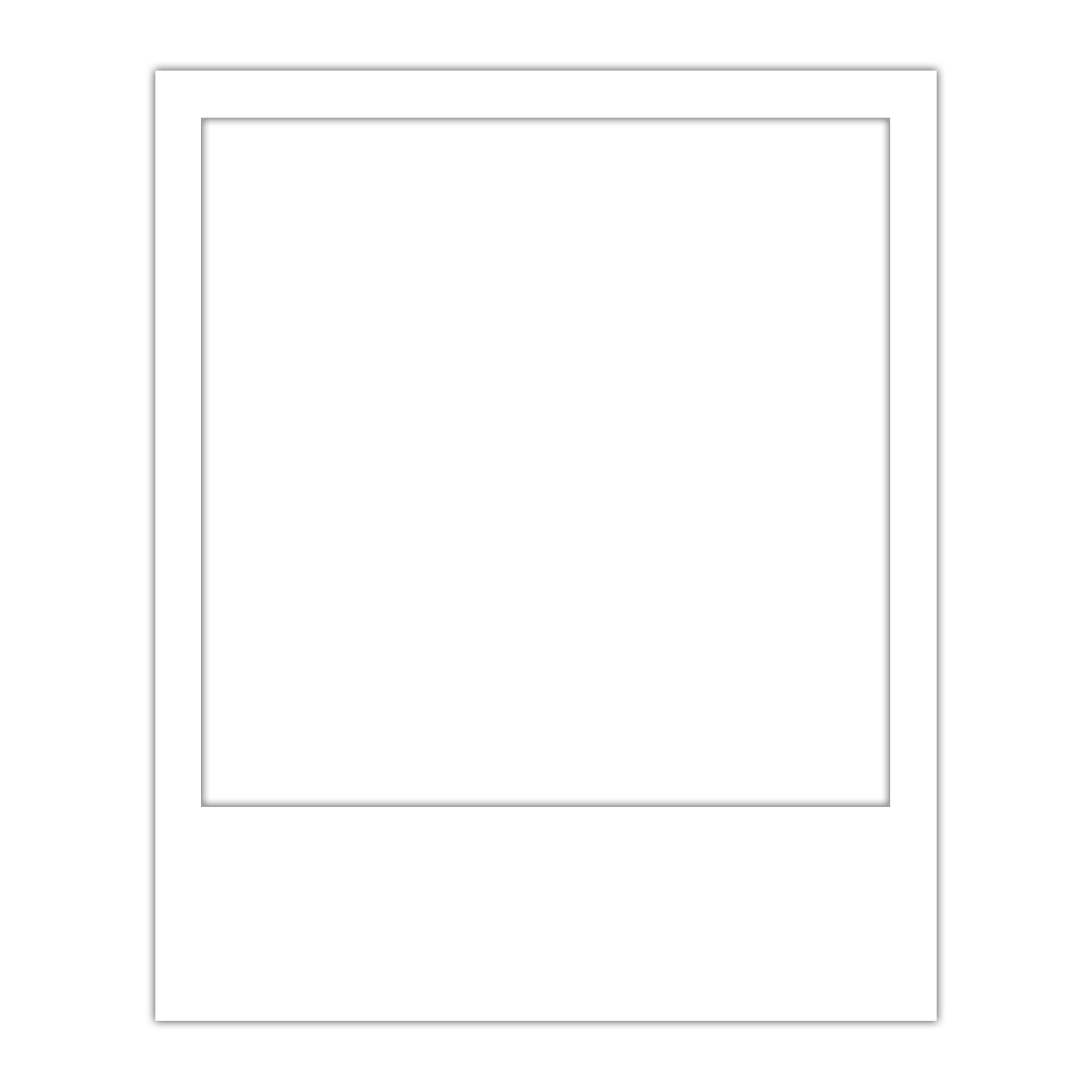Printable Polaroid Template