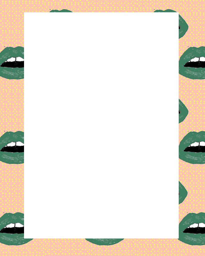 Bold Border Transparent Tumblr