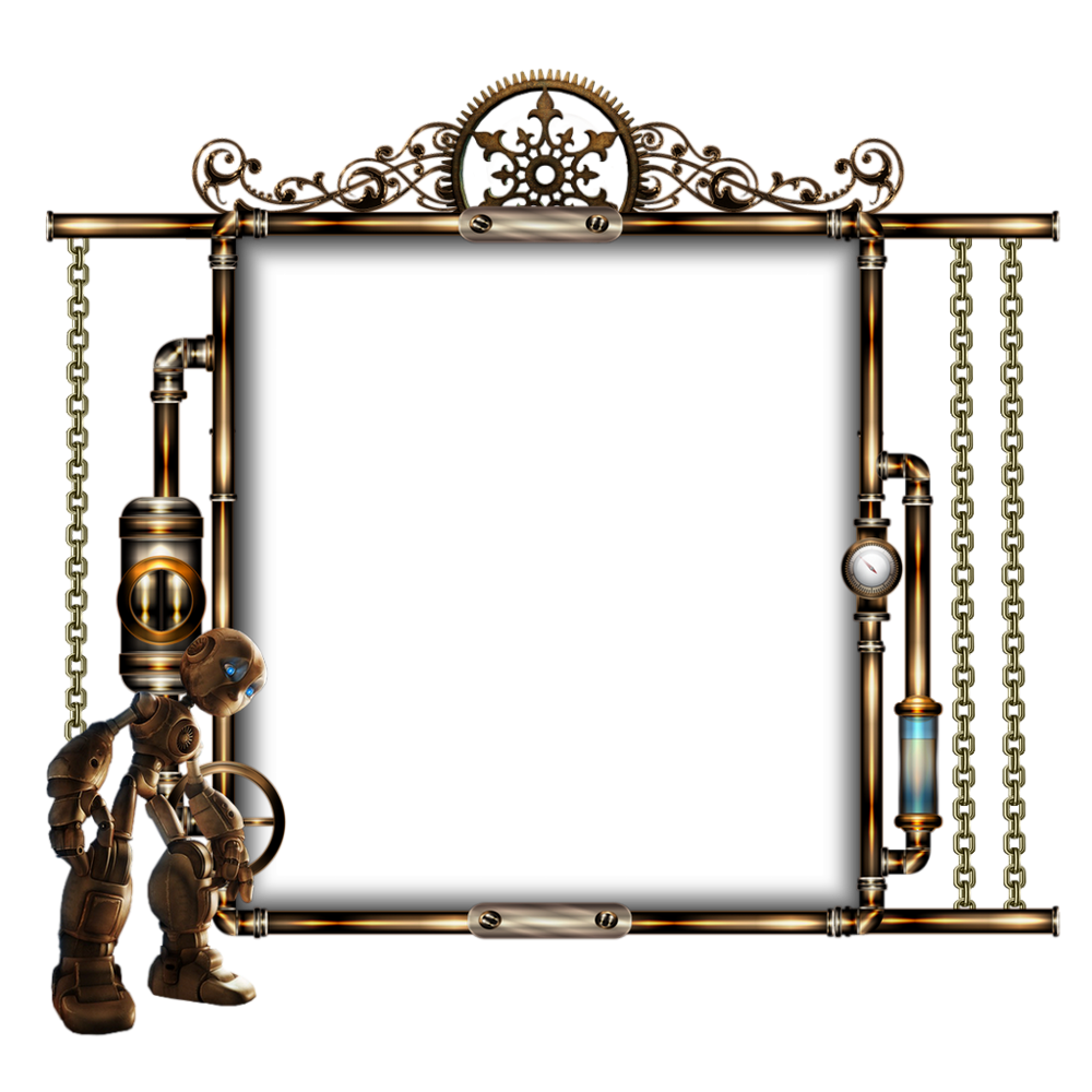 Steampunk Border Png