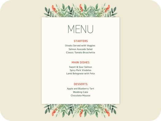 Free Menu Maker - Create a Custom Menu Online | Picsart