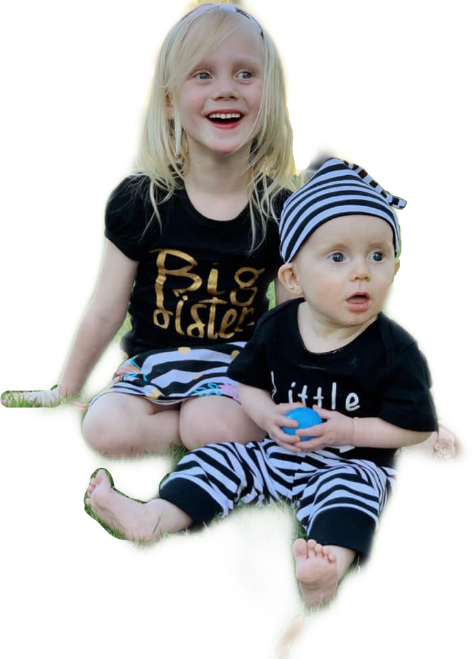 kids family sister brother sticker by @jacquijohnsontaefi