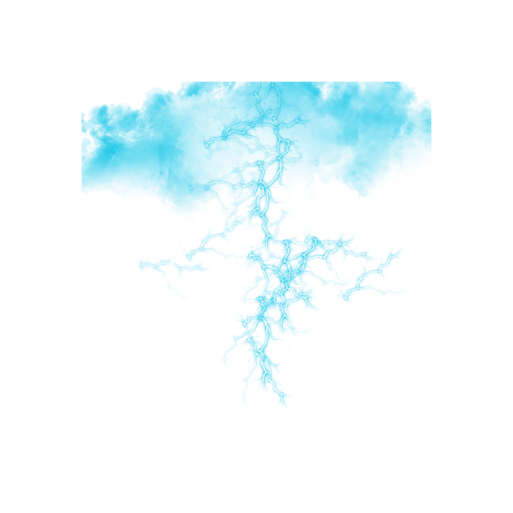 lightning-blue-freetoedit-sticker-by-luunagalaktika