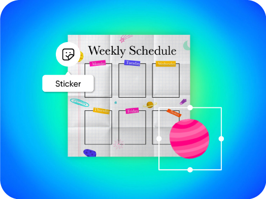 Free Schedule Maker - Design Custom Schedules Online | Picsart